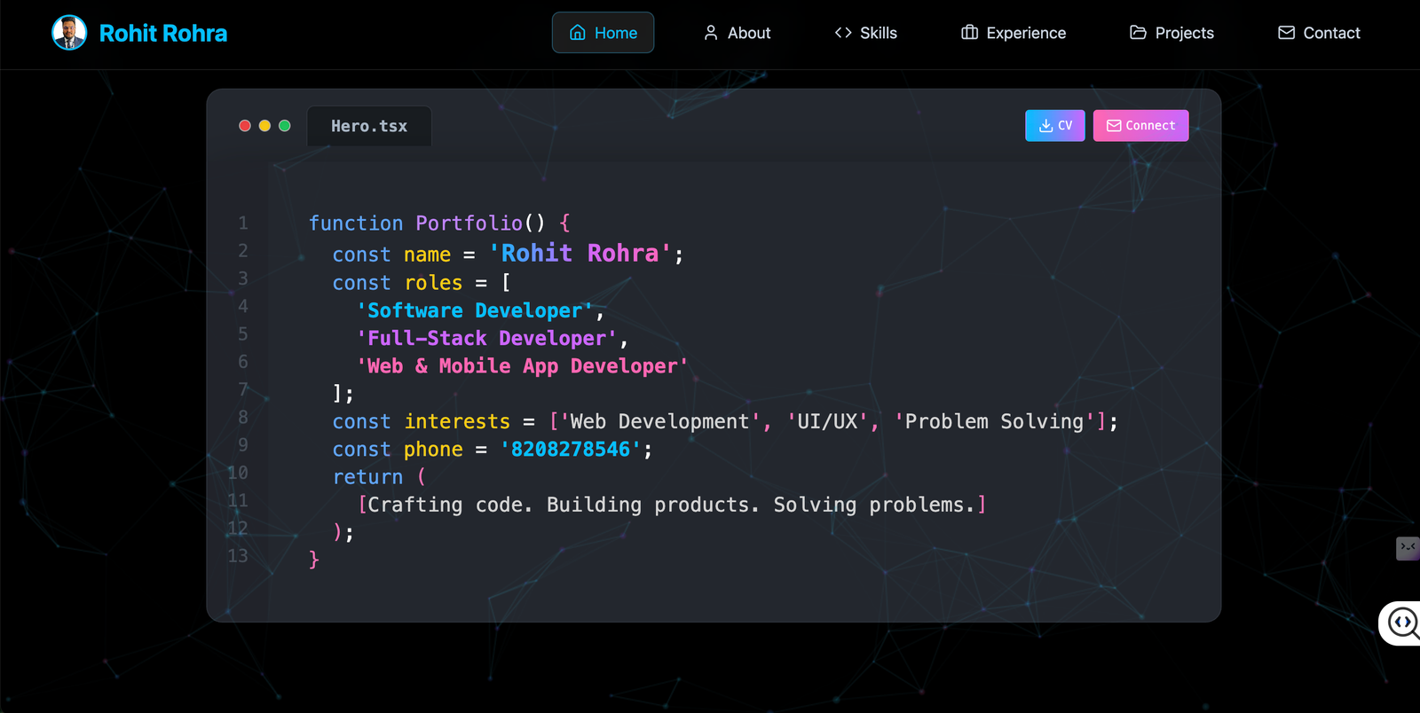 Rohit Rohra | Software Developer Portfolio